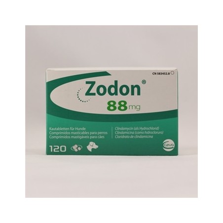 ZODON 88 MG PERRO Y GATO 120 COMPRIMIDOS