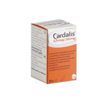 CARDALIS S 2.5MG/20MG 30 COMPRIMIDOS