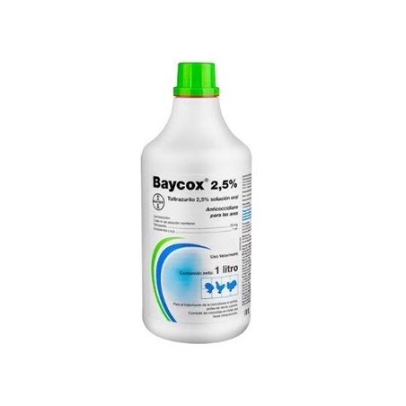 BAYCOX 2,5 % Solucion Oral Aves 1 Litro