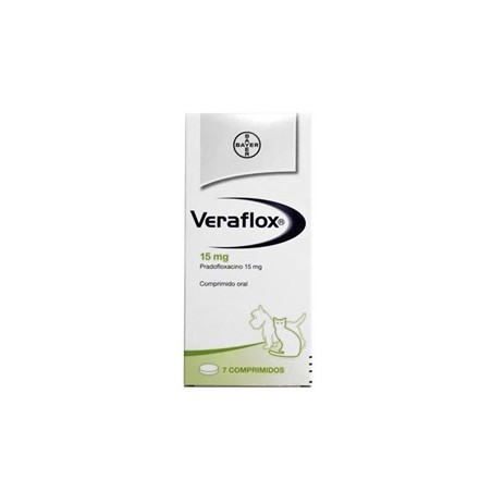 VERAFLOX PERROS/GATOS 15 MG Comprimidos