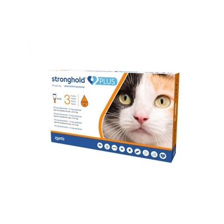 STRONGHOLD PLUS 30MG 5 MG GATO 2,5-5 KG 3PIPETAS