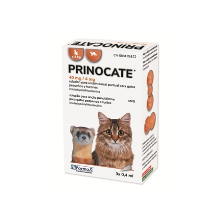 Prinocate Gato Pequeño 3 pipetas